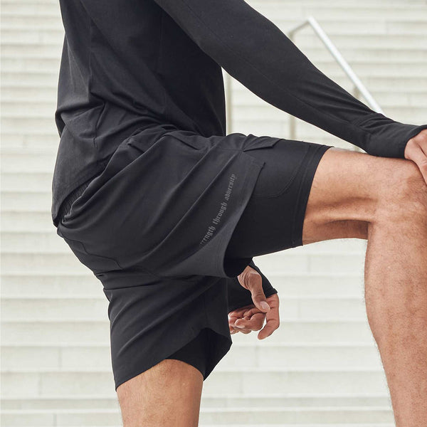 Men's Double Layer Functional Shorts - Samson Athletics