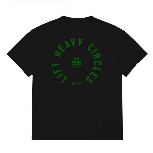 Lift Heavy Circles - Oversized Gym T-Shirt - Samson Athletics