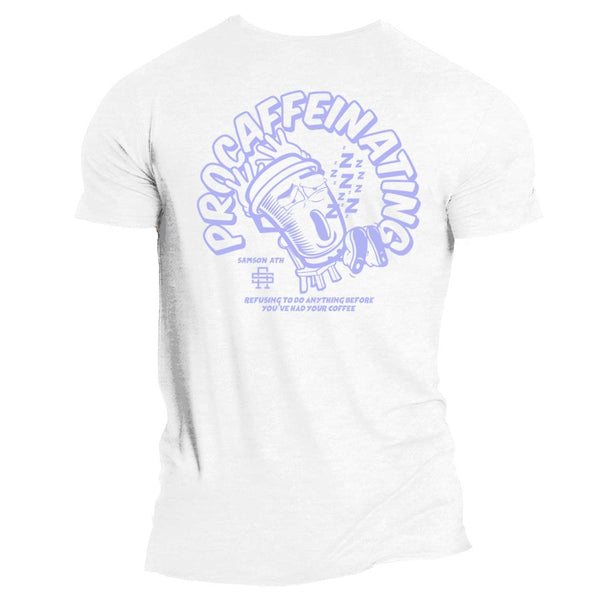 Procaffeinating Mens Muscle Fit Gym T-Shirt | Samson Athletics