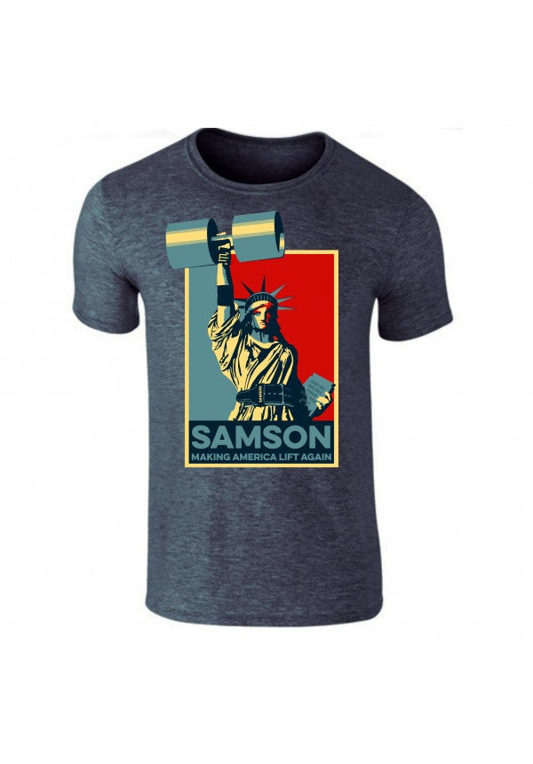 Samson Making America Lift Again T-Shirt by Samson Athletics